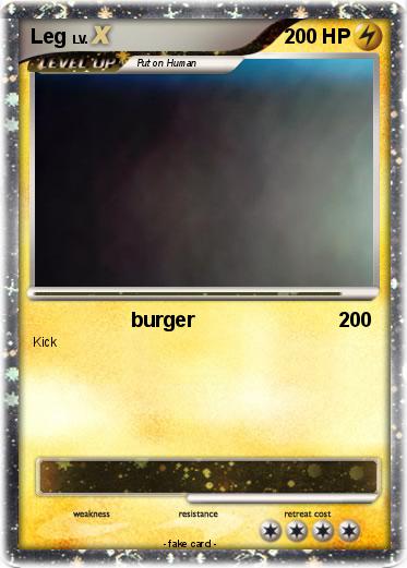 Pokémon Leg 12 12 - burger - My Pokemon Card