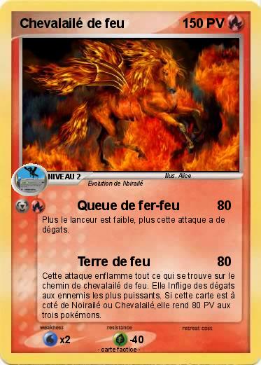 Pokémon Chevalaile de feu - Queue de fer-feu - Ma carte Pokémon
