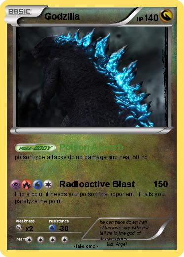 Pokémon Godzilla 2075 2075 - Poison Absorb - My Pokemon Card