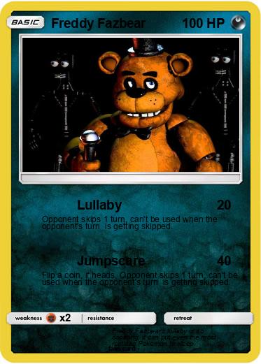 Pokémon Freddy Fazbear 1697 1697 - Lullaby - My Pokemon Card