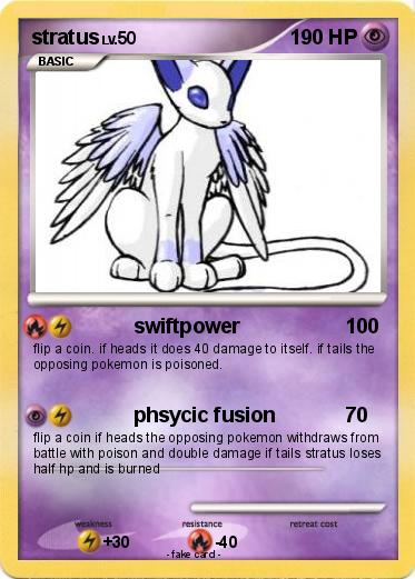 Pokémon stratus - swiftpower - My Pokemon Card