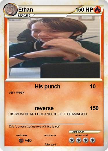 Pokémon The Giga Forehead 1 1 - His punch - My Pokemon Card