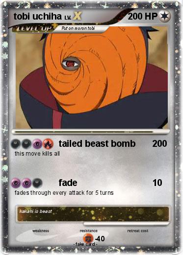 Pokémon tobi uchiha 9 9 - tailed beast bomb - My Pokemon Card