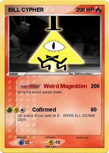 Pokémon BILL CYPHER 22 22 - Weird Magedden - My Pokemon Card