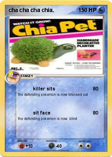 Pokémon cha cha cha chia - killer sits - My Pokemon Card