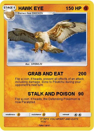 Pokémon HAWK EYE 19 19 - GRAB AND EAT - My Pokemon Card