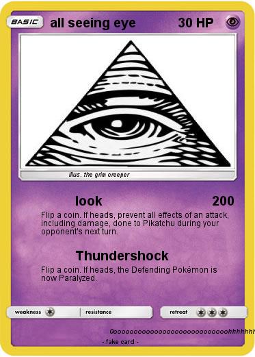 Pokémon all seeing eye 17 17 - look - My Pokemon Card