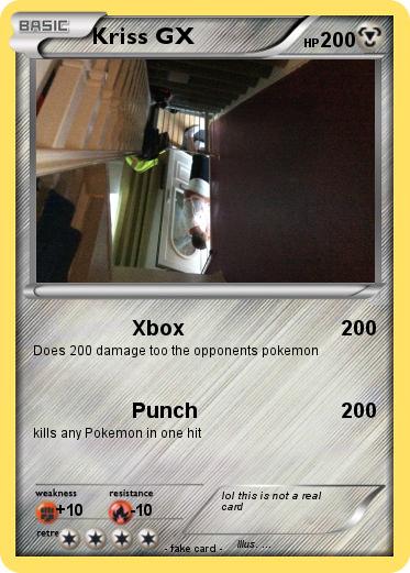Pokémon Kriss GX - Xbox - My Pokemon Card