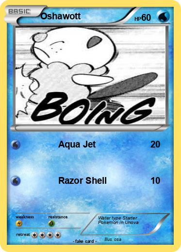 Pokémon Oshawott 1247 1247 - Aqua Jet - My Pokemon Card