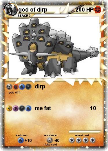Pokémon god of dirp - dirp - My Pokemon Card
