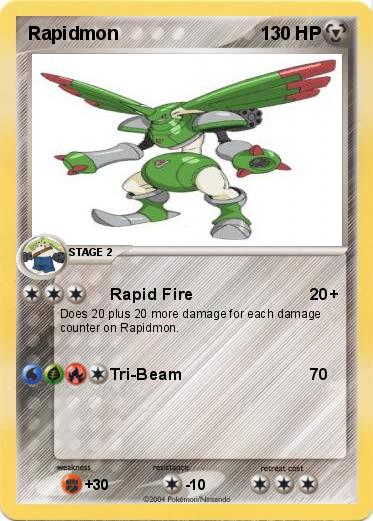 Pokémon Rapidmon 2 2 - Rapid Fire - My Pokemon Card