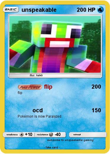 Pokémon unspeakable 78 78 - flip - My Pokemon Card