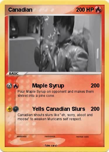 Pokémon Canadian 13 13 - Maple Syrup - My Pokemon Card
