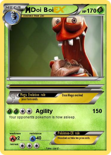Pokémon Doi Boi - Agility - My Pokemon Card
