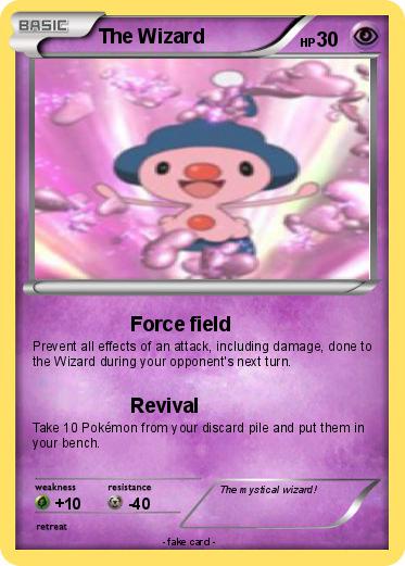 Pokémon The Wizard 15 15 - Force field - My Pokemon Card