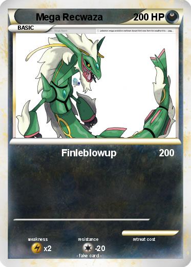 Pokémon Mega Recwaza - Finleblowup - My Pokemon Card