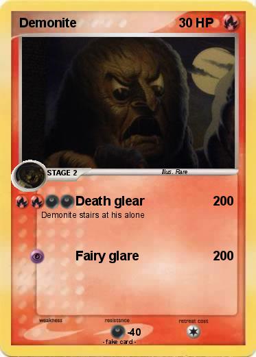 Pokémon Demonite 2 2 - Death glear - My Pokemon Card