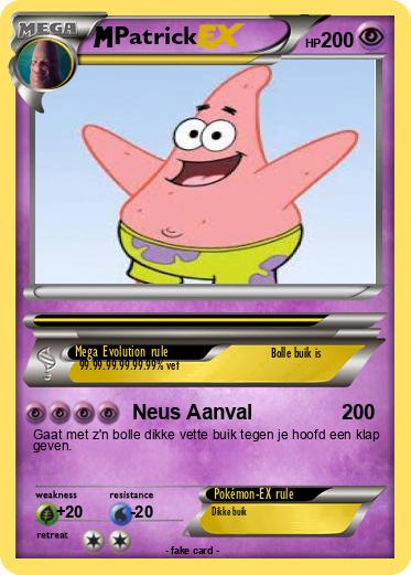 Pokémon Patrick 2872 2872 - Neus Aanval - My Pokemon Card