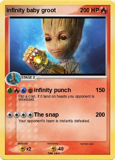 Pokémon infinity baby groot - infinity punch - My Pokemon Card