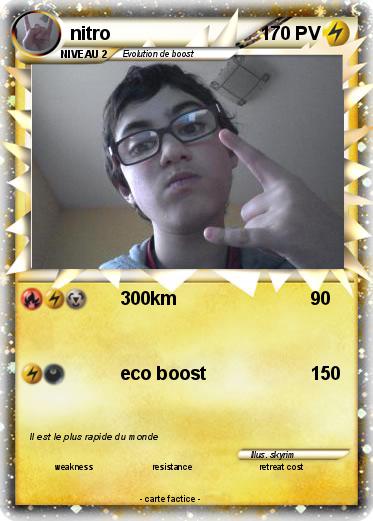 Pokémon nitro 94 94 - 300km - Ma carte Pokémon