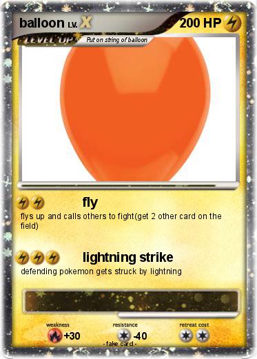 Pokémon balloon 60 60 - fly - My Pokemon Card