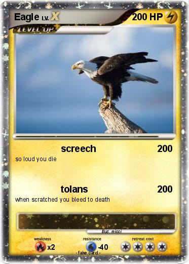 Pokémon Eagle 165 165 - screech - My Pokemon Card