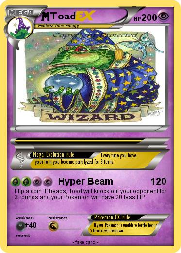 Pokémon Toad 1275 1275 - Hyper Beam - My Pokemon Card