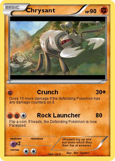 Pokémon Chrysant - Crunch - My Pokemon Card