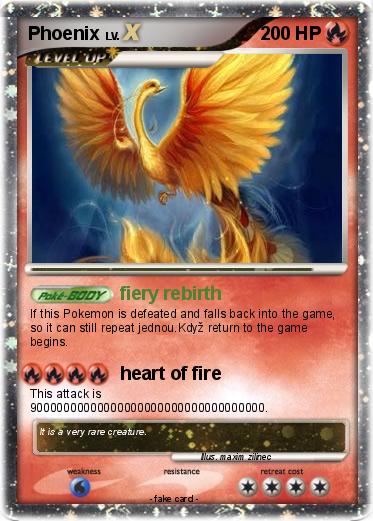 Pokémon Phoenix 480 480 - fiery rebirth - My Pokemon Card
