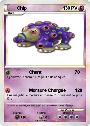 Pokémon Chip 78 78 - Chant - Ma carte Pokémon