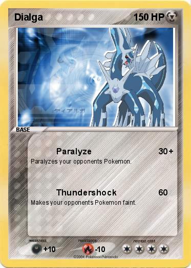 Pokémon Dialga 1250 1250 - Paralyze - My Pokemon Card