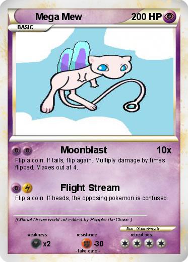 Pokémon Mega Mew 159 159 - Moonblast - My Pokemon Card