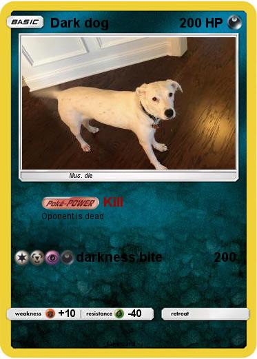 Pokémon Dark dog 61 61 - Kill - My Pokemon Card