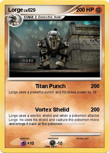 Pokémon Lorge - Titan Punch - My Pokemon Card