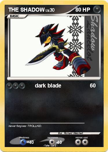 Pokémon THE SHADOW 32 32 - dark blade - My Pokemon Card