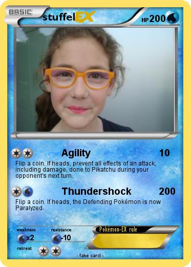Pokémon stuffel - Agility - My Pokemon Card