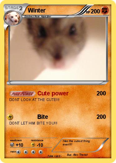 Pokémon Winter 338 338 - Cute power - My Pokemon Card