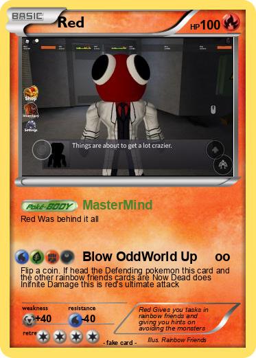 Pokémon Red 5804 5804 - MasterMind - My Pokemon Card