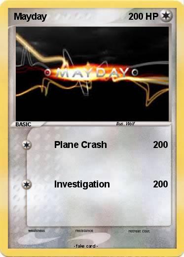 Pokémon Mayday 1 1 - Plane Crash - My Pokemon Card