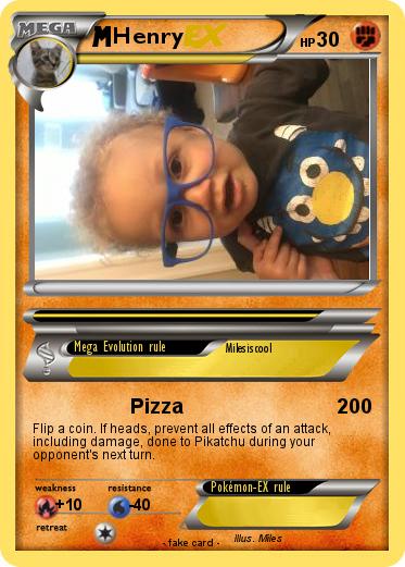 Pokémon Henry 796 796 - Pizza - My Pokemon Card