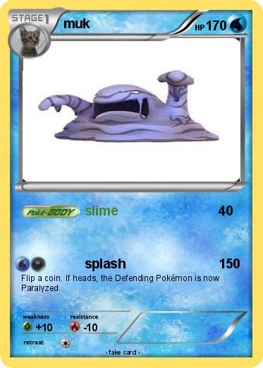 Pokémon muk 102 102 - slime - My Pokemon Card