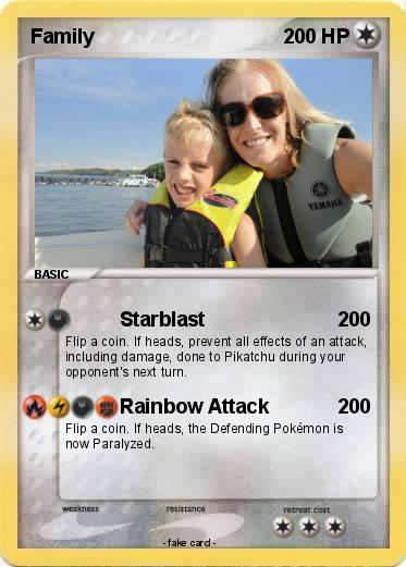Pokémon Family 340 340 - Starblast - My Pokemon Card