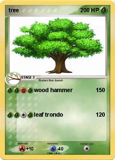 Pokémon tree 914 914 - wood hammer - My Pokemon Card