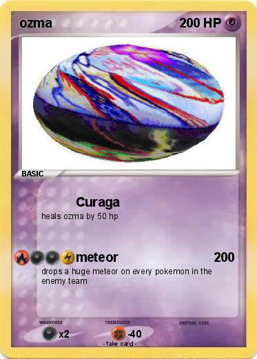 Pokémon ozma 1 1 - Curaga - My Pokemon Card