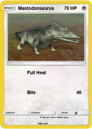 Pokémon Mastodonsaurus 2 2 - Full Heal - My Pokemon Card