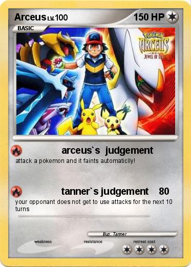 Pokémon Arceus 2750 2750 - arceus`s judgement - My Pokemon Card