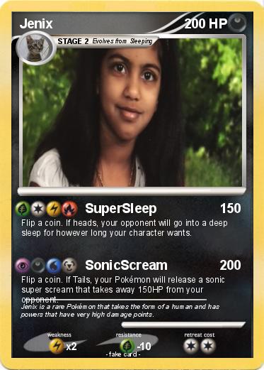 Pokémon Jenix - SuperSleep - My Pokemon Card