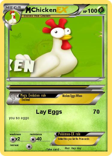 Pokémon Chicken 938 938 - Lay Eggs - My Pokemon Card