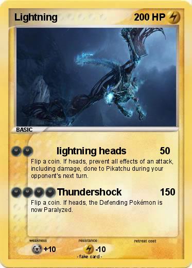 Pokémon Lightning 1502 1502 - lightning heads - My Pokemon Card
