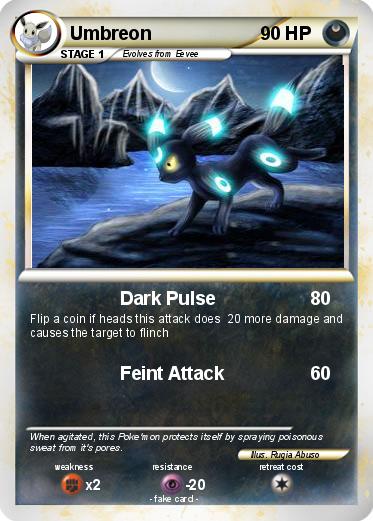 Pokémon Umbreon 150 150 - Dark Pulse - My Pokemon Card